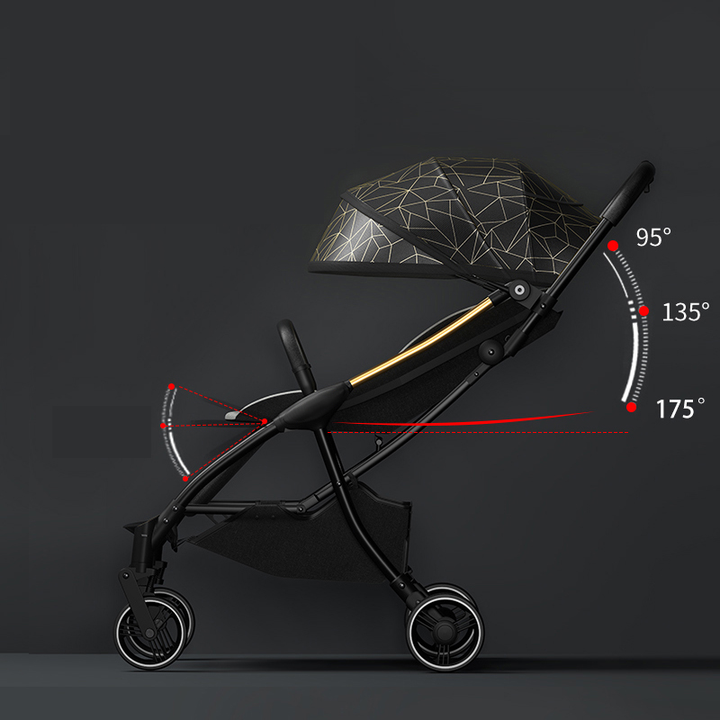 Easy folding travel baby stroller light weight pram safty kids stroller ...